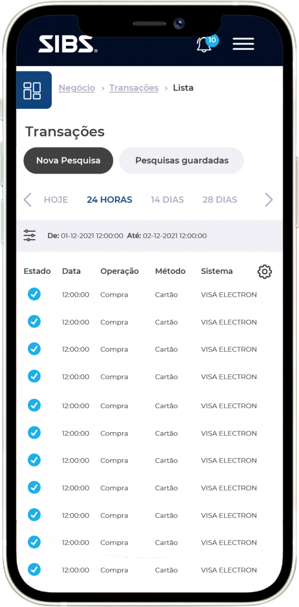 Management Backoffice - SIBS Pay